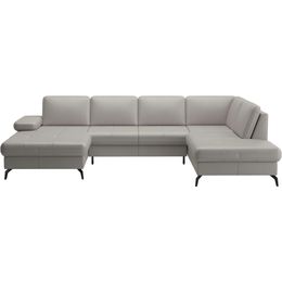 Sit & More Wohnlandschaft SIT & MORE, B:300cm H:83cm T:202cmlight grau, Sofas, "Morris Jubi", mit Armteilfunktion & 1 Zierkissen, optional Bettfunktion