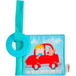 Haba Kinder Greifspielzeug "Buggybuch Fahrzeuge", bunt, Baumwolle, Polyester, Greifspielzeug, mit Bei&szlig;element