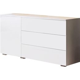 OTTO home "PARIS" 1 Stk. tlg. Moderne 110cm breite grifflose Kommode, vielseitig einsetzbar