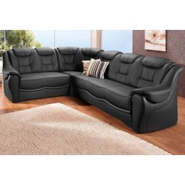 Sit & More Ecksofa SIT & MORE, B:265cm H:94cm T:215cm, schwarz, PRIMABELLE-Microfaser (100% Polyester);SOFTLUX-Kunstleder;Luxus-NaturLEDER, Wohnzimmer, Sofas,
