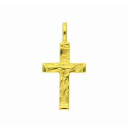 Adelia&acute;s ADELIA ́S Damen Kettenanh&auml;nger "Damen & Herren 585 Gold Kreuz Anh&auml;nger", Damen, Gelbgold 585 Gold, gold, Gelbgold 585, Gold, Schmuckanh&auml;nger,