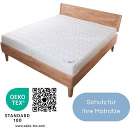 Matratzenauflage Jekatex, B:140cm H:1cm L:200cm, wei&szlig;, Bezug (oben): 100% Polyester. F&uuml;llung: 100% Polyester, Matratzenzubeh&ouml;r, "Aloe Vera", Auflage