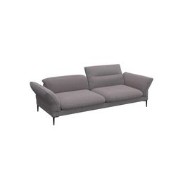 FLEXLUX "Salino, Funktionssofa, Relaxsofa" Sofa mit Arm- und Kopfteil-Verstellungen, Kaltschaum & Stahl-Wellen