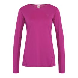 KARI TRAA Damen Langarmshirt "Nora 2.0", pink, Gr. XS, unifarben, 92% Polyester, 8% Elasthan, Shirts, in schnelltrocknender Qualit&auml;t