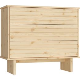Schubkastenkommode Karup Design, B:96cm H:82cm T:40cm, beige, FSC-zertifiziertes Massivholz, Sideboards, "Kommo", Aus massiven Kiefernholz