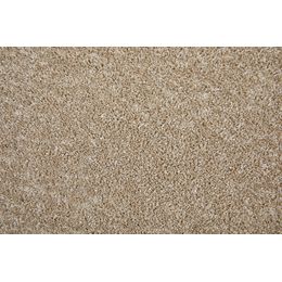 ANDIAMO Teppichboden "Portland, Velours, Made in Netherlands", B : 400cm 1 Stk., 11mm, L: 1.400cm, beige, Schlafzimmer, Teppiche, Uni Farben, Breite