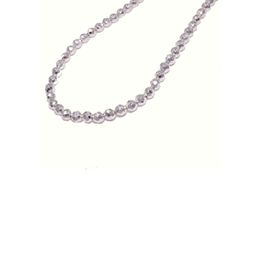 Firetti Schmuck-Kettenstrang "Schmuck Geschenk Halsschmuck Halskette Steinkette Edelstein H&auml;matit", silber, Stein, Textil, B:6cm L:40cm,