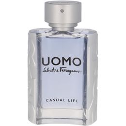 Herren Eau de Toilette "UOMO Casual Life", 100ml, blau, Salvatore Ferragamo, Parf&uuml;ms, mit maskulinem Akzent