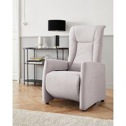 Sit & More TV-Sessel SIT & MORE, B:71cm, silber, 98% Polyester 2% Polyamid, Sessel, "Melissa", wahlweise elektrisch oder manuell verstellbar, optional