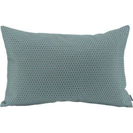HOCK Dekokissen H.O.C.K., B:40cm H:10cm L:60cm, blau, Baumwolle, Polyester, Dekokissen_Sitzkissen_Kissenh&uuml;llen, "Miss Dots Kissen", mit Punkten,