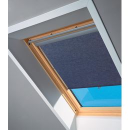 Velux Dachfensterrollo "mit Haltekrallen RHL 100 9050", 102 104, blau, Rollos, Lichtregulierung und Privatsph&auml;re