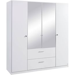 Dreht&uuml;renschrank Rauch, B:180cm H:197cm T:54cm, wei&szlig;, Holzwerkstoff, Schr&auml;nke, "Kleiderschrank Schrank Garderobe Schlafzimmer B&uuml;roschrank BUCHHOLZ",