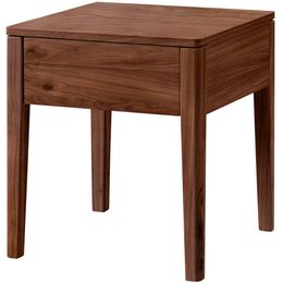Nachtkonsole Hasena, B:43cm H:48cm T:43cm, braun, Massivholz, Sideboards, "Styly"