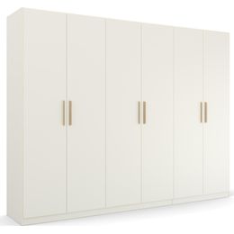 Kleiderschrank Rauch, B:271cm H:210cm T:54cm, wei&szlig;, Holzwerkstoff, Kinderzimmer, Schr&auml;nke, "Skandi by Quadra Spin Schlafzimmerschrank", im