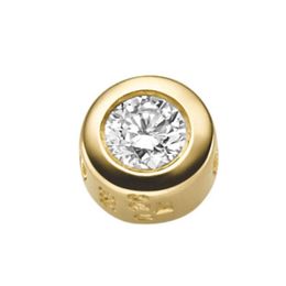 Adelia&acute;s ADELIA ́S Damen Kettenanh&auml;nger "Damen 585 Gold Anh&auml;nger mit Diamant Brillant &Oslash; 6,1 mm", 0,2 VVS = sehr sehr kleine Einschl&uuml;sse, Diamanten Gelbgold 585