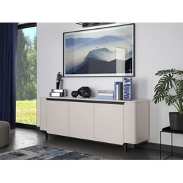 Sideboard FORTE, B:204,9cm H:77,9cm T:44,8cm, beige, Spanplatte, Wohnzimmer, Sideboards, "Vodol", Sideboard, Stauraum, Soft Close