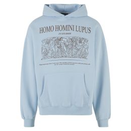 2Y STUDIOS Herren Kapuzenpullover "2Y Studios Herren 2Y Homini Oversize Hoodie"blau, Gr. XS, mehrfarbig, 70% Baumwolle, 30% Polyester, Pullover