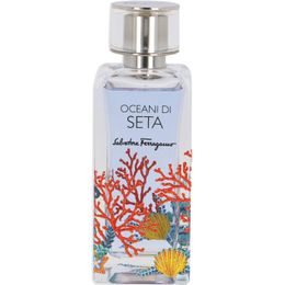 Damen Eau de Parfum "Oceani di Seta", 100ml, blau, Salvatore Ferragamo, Parf&uuml;ms, mit salziger Kopfnote