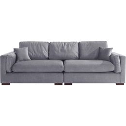 Big-Sofa Home Affaire, B:290cm H:95cm T:96cm, grau, 100% Polyester, Sofas, "Fresh Pond", in vielen Bezugsqualit&auml;ten und Farben, B/T/H: 290/96/95 cm