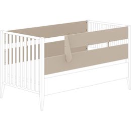 Umbauseiten Paidi, B:139cm H:40cm T:2cm, beige, Holzwerkstoff, Umbauseiten, "MILA & BEN Steiff by Paidi Sicherheits-Set", f&uuml;r den Umbau vom Babybett
