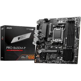 MSI Mainboard "PRO B650M-P", B:24,38cm T:24,38cm, schwarz, Mainboards