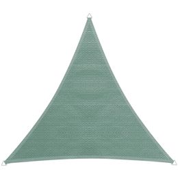 Sonnensegel Windhager, B:400cm T:400cm, gr&uuml;n, Polyethylen, Terasse, Sonnensegel, "Capri Dreieck", 4x4x4m, olive