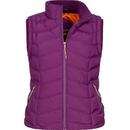 DEPROC Active Damen Steppweste "ELKLANDS Women", pink, Gr. 40, 100% Polyester, Westen, zum Wenden