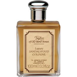 Herren Eau de Cologne "Luxury Sandlewood", 100mlwei&szlig;, neutral, Taylor of old Bond Street, Parf&uuml;ms, Klassischer Sandelholzduft: zeitlos, w&uuml;rzig-s&uuml;&szlig;