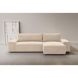 Ecksofa WERK2, B:300cm H:76cm T:150cm, beige, 90% Polyester, 10% Nylon, Wohnzimmer, Sofas, "Amsterdam, zeitlos und elegant, Breite 300cm, L-Form",