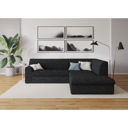 Ecksofa DOMO collection, B:237cm H:78cm T:200cm, grau, Wohnzimmer, Sofas, "Topper zeitlos elegant, kompakte Stellma&szlig;e, OTTOs Choice, L-Form", mit