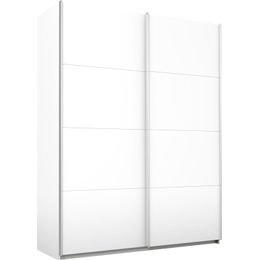 Schwebet&uuml;renschrank Rauch, B:181cm H:230cm T:62cm, wei&szlig;, Holzwerkstoff, Schr&auml;nke, "Quadra Kleiderschrank BESTSELLER Schrank Gaderobe", mit