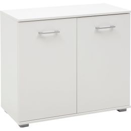 Hochkommode Priess, B:82cm H:71cm T:38cm, wei&szlig;, Holzwerkstoff, Sideboards, "Lindau"