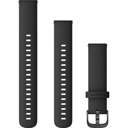 Garmin Wechselarmband "Ersatzarmband 18mm Silikon", schwarz, Uhrenarmb&auml;nder
