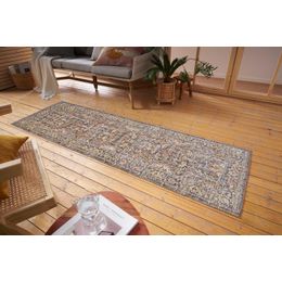 Teppich Hanse Home, B:75cm H:3mm L:200cm, bunt, Polypropylen (PP), Wohnzimmer, Teppiche, "Luxor", In-& Outdoor, L&auml;ufer, wetterfest, Balkon,