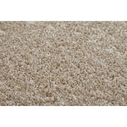 ANDIAMO Teppichboden "Portland, Velours, Made in Netherlands", B : 400cm 1 Stk., 11mm, L: 1.500cm, beige, Schlafzimmer, Teppiche, Uni Farben, Breite