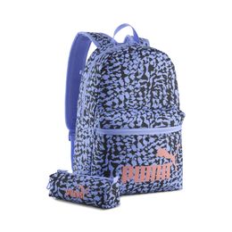 Puma Kinder Freizeittasche "Phase 20 l Rucksack-Set Jugendliche und Erwachsene"intense lavender animal aop lila, Taschen