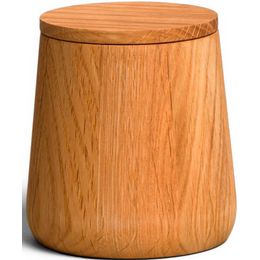 M&ouml;ve Dose M&Ouml;VE, H:8,5cm &Oslash;:8cm, braun, Massivholz, Aufbewahrungsboxen, "OAK", &Oslash;xH: 8x 8,5 cm, Eichenholz