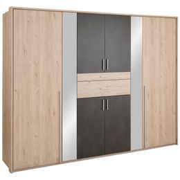 Dreht&uuml;renschrank wimex, B:270cm H:208cm T:58cm, grau, Schr&auml;nke, "Xanten"