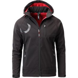 LPO Herren Softshelljacke "ELLIOT PEAK II MEN", schwarz, Gr. S, 96% Polyester; 4% Elasthan, Jacken, auch in Gro&szlig;en Gr&ouml;&szlig;en erh&auml;ltlich