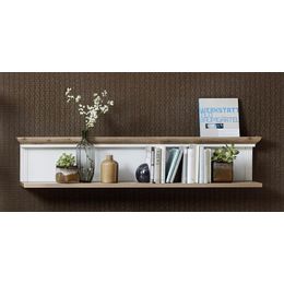 Wandregal Innostyle, B:142cm H:29cm T:20cm, braun, Holzwerkstoff, MDF, Wohnzimmer, Regale, "Jasmin", Breite 142 cm