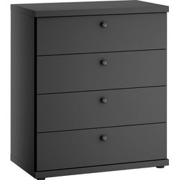 Schubkastenkommode Wiemann, B:75cm H:86cm T:42cm, grau, Holzwerkstoff, Sideboards, "G&ouml;teborg", vormontiert