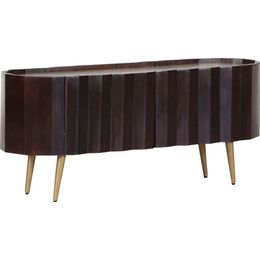 Sideboard GUTMANN FACTORY, B:115cm H:49cm T:35cm, braun, Wohnzimmer, Sideboards, "Goba", Kommode, Breite 115 cm