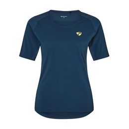 Ziener Damen T-Shirt "NESTONIA", blau, Gr. 36, Obermaterial: 1. 85% Polyester, 15% Baumwolle; 2. 100% Polyester, Shirts