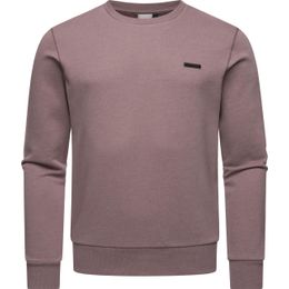 Ragwear Herren Sweater "Indie", lila, Gr. XXXL, Sweatware, 70% Baumwolle, 30% Polyester, Sweatshirts, Cooler Basic Herren Pullover