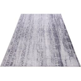 Teppich Wecon Home, B:80cm H:6mm L:150cm, grau, Kunstfaser, Wohnzimmer, Teppiche, "Alaska", Wohnzimmer