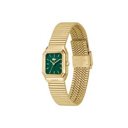 Lacoste Damen Quarzuhr "RENE", gold, Armbanduhren, Armbanduhr, Damenuhr, Edelstahlarmband, analog