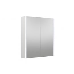 Spiegelschrank Welltime, B:58,2cm H:65cm T:12cm, wei&szlig;, FSC-zertifizierter Holzwerkstoff, Badezimmer, Schr&auml;nke, "Urban", T&uuml;ren mit