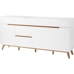 Sideboard MCA furniture, B:193cm H:95cm T:40cm, wei&szlig;, MDF, Wohnzimmer, Sideboards, "Cervo", Breite ca. 193 cm