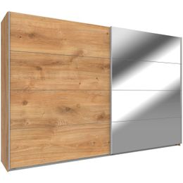 Schwebet&uuml;renschrank wimex, B:180cm H:210cm T:65cm, braun, Schr&auml;nke, "Easy", mit Teilspiegel