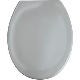 WC-Sitz Wenko, B:37,5cm L:44,6cm, grau, Duroplast, WC-Sitze, "Ottana", Mit Absenkautomatik
